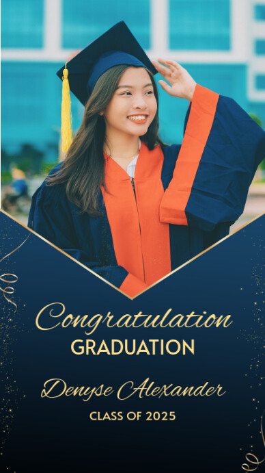 Modèle Congratulation graduation card template | PosterMyWall