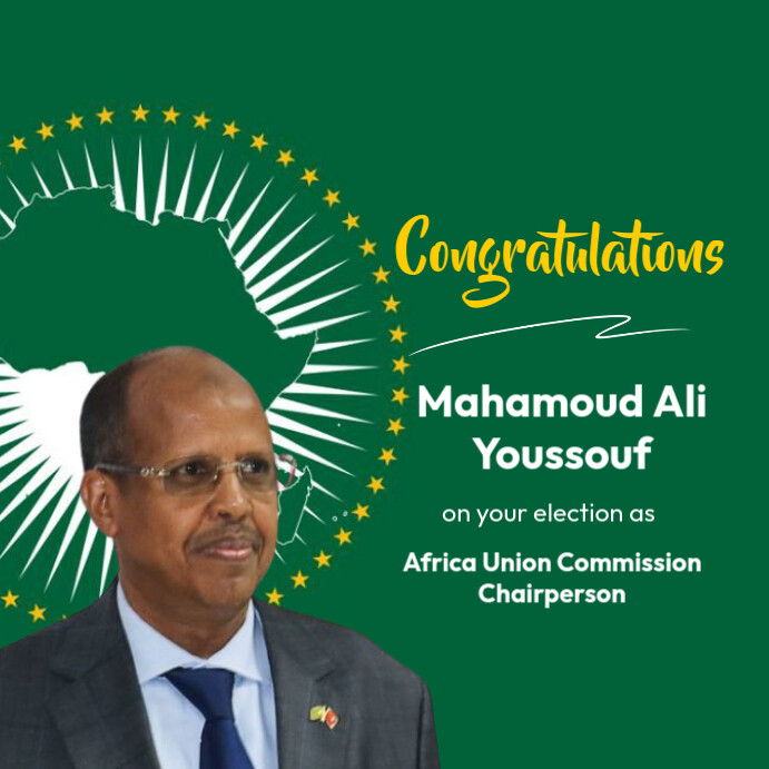 Congratulation Mahamoud Ali Youssuf Template | PosterMyWall
