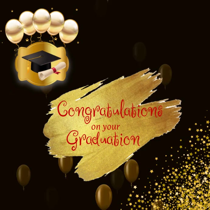 Congratulation on your graduation Template | PosterMyWall