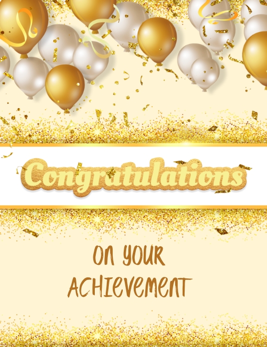 Congratulation on your success Template | PosterMyWall