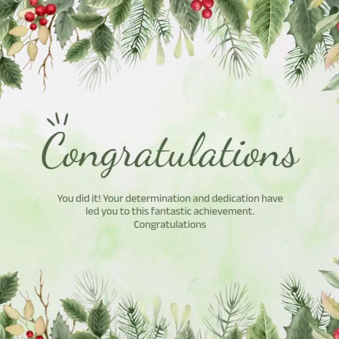 congratulation template | PosterMyWall