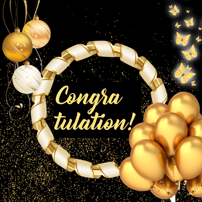 congratulation wishes template | PosterMyWall