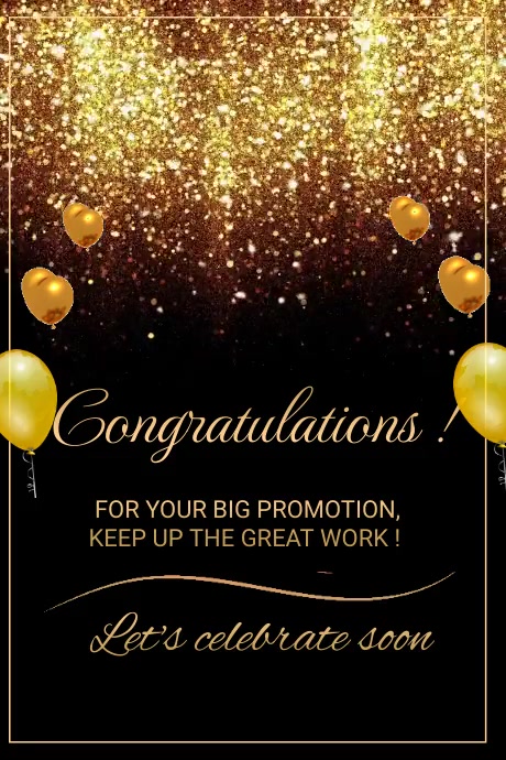 Congratulations, congrats event, graduation Template | PosterMyWall