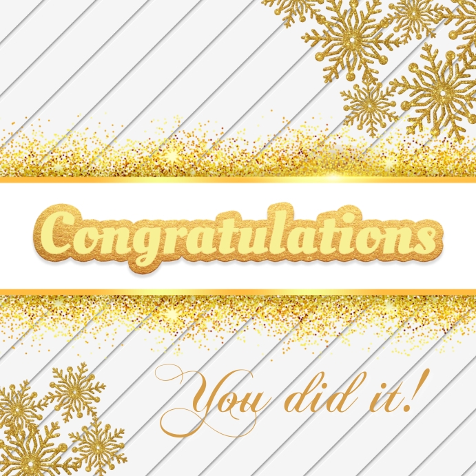 Congratulations, template | PosterMyWall