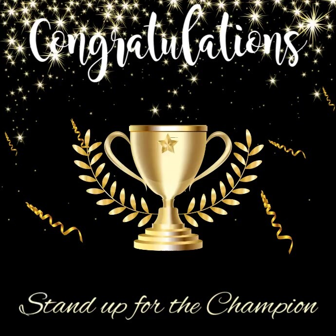 Congratulations, template | PosterMyWall