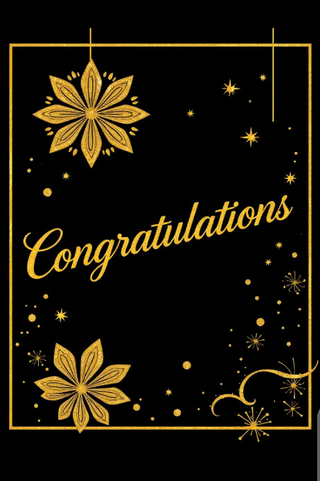 congratulations card Template | PosterMyWall