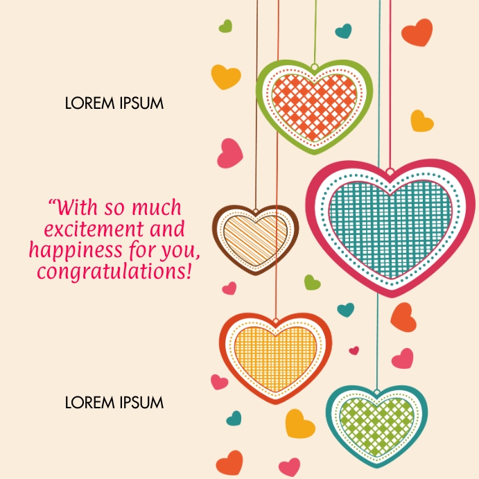 Congratulations cards Template | PosterMyWall