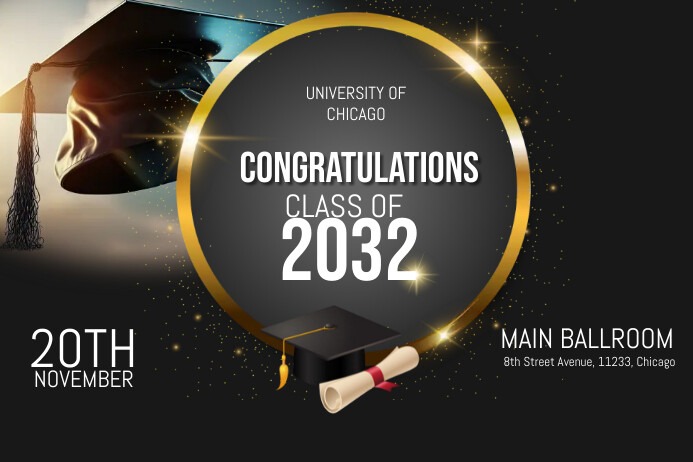 Copy of congratulations class of | PosterMyWall