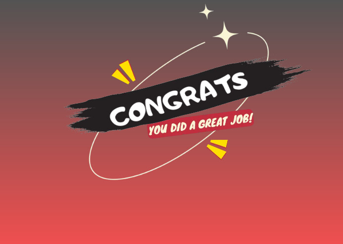 Congratulations Template | PosterMyWall