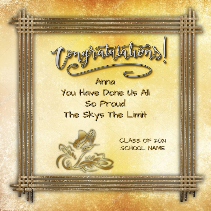 Congratulations Template | PosterMyWall