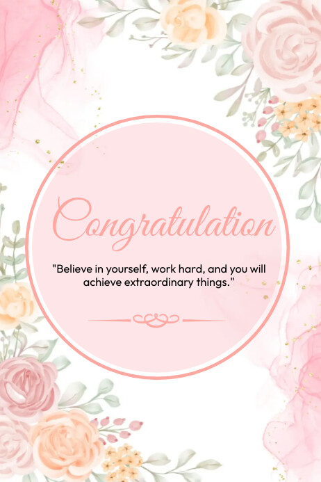 congratulations Templat | PosterMyWall