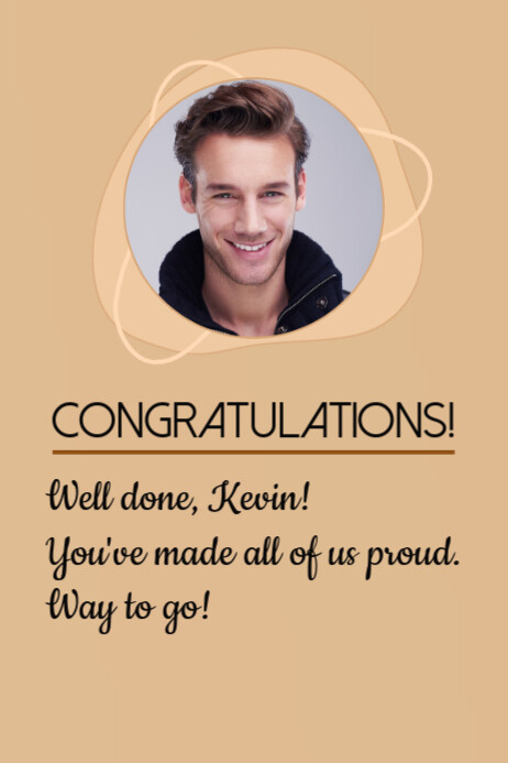 Modèle congratulations design template | PosterMyWall