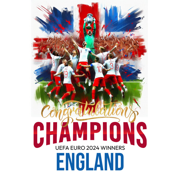 Congratulations England Template | PosterMyWall