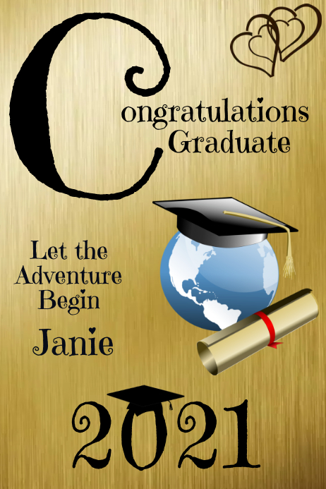Congratulations Graduate Template | PosterMyWall