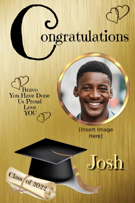 Congratulations Graduate Template | PosterMyWall