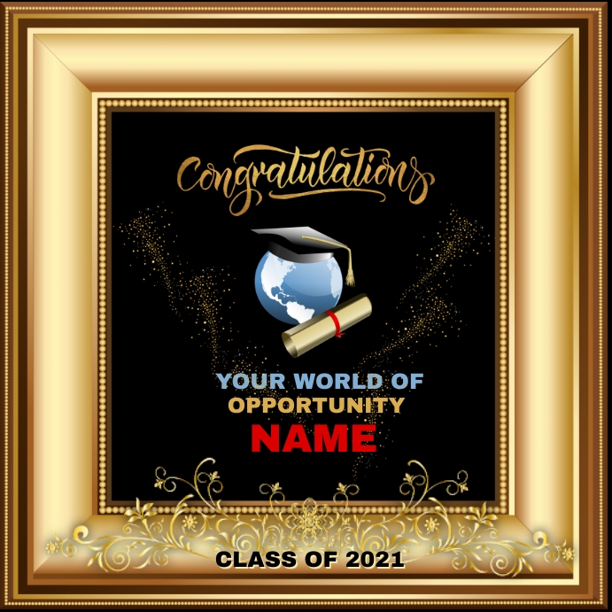 Congratulations Graduate Template | PosterMyWall