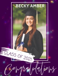 Graduate Congratulations Template | PosterMyWall