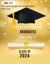 Congratulations graduates ad design Template | PosterMyWall