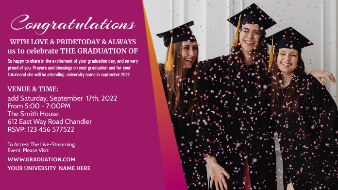 Copy of Congratulations Graduation | PosterMyWall