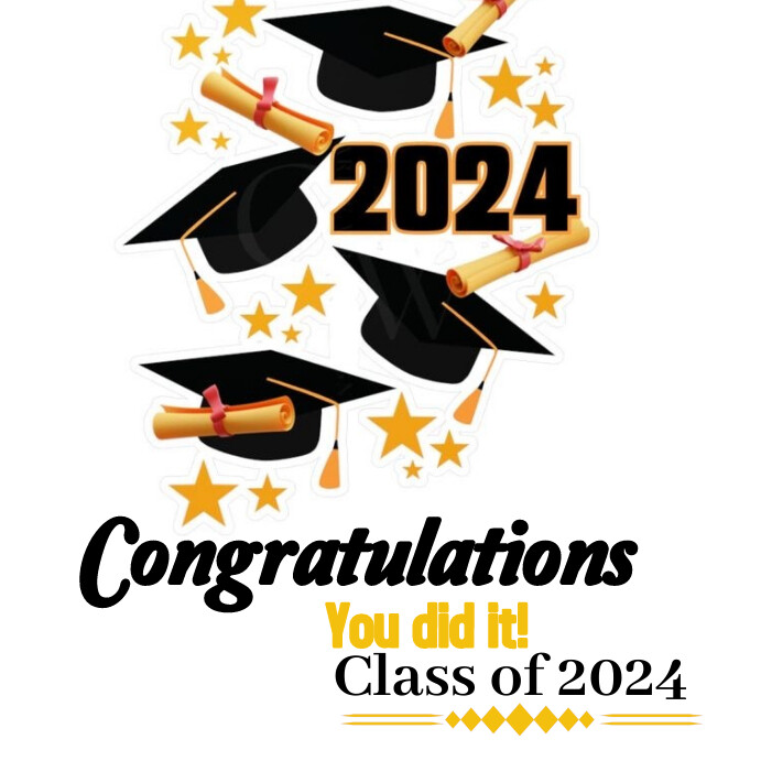 Plantilla de Congratulations Graduation Instagram Post | PosterMyWall