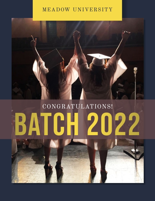 Congratulations Graduation Party Flyer Template | PosterMyWall