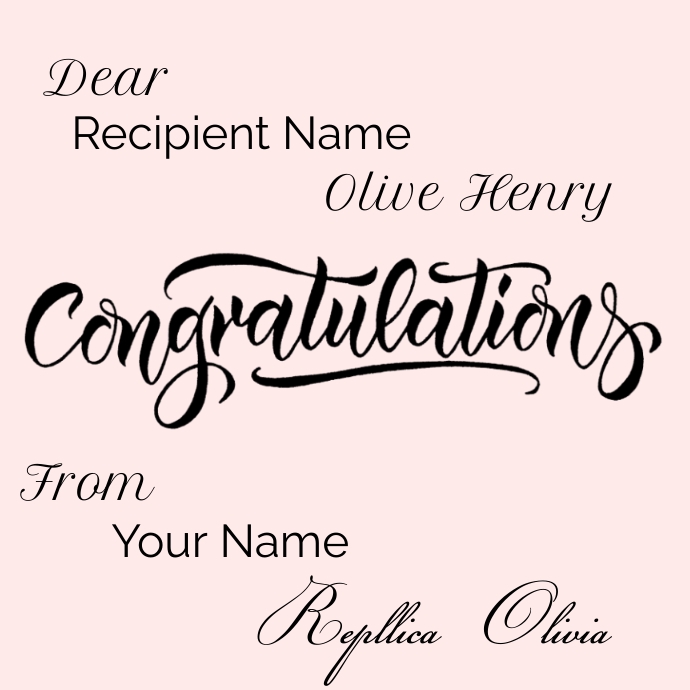 Plantilla de congratulations logo graduate congratulation | PosterMyWall