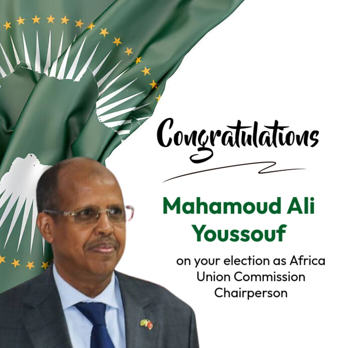Copy of Congratulations Mahamoud Ali Youssouf | PosterMyWall