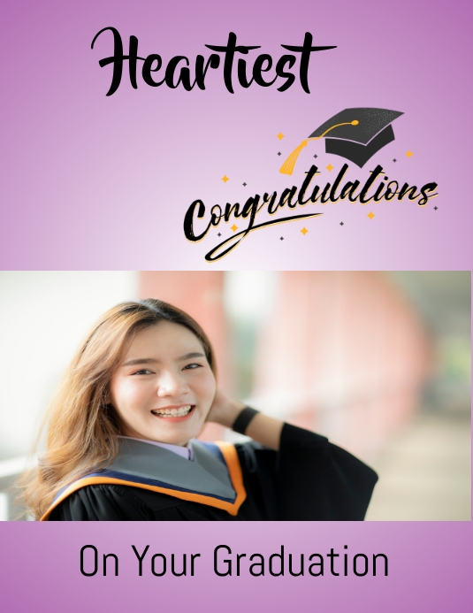 congratulations on Graduation Template | PosterMyWall
