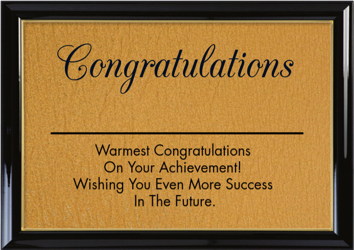 Plantilla de Congratulations on your achievement | PosterMyWall