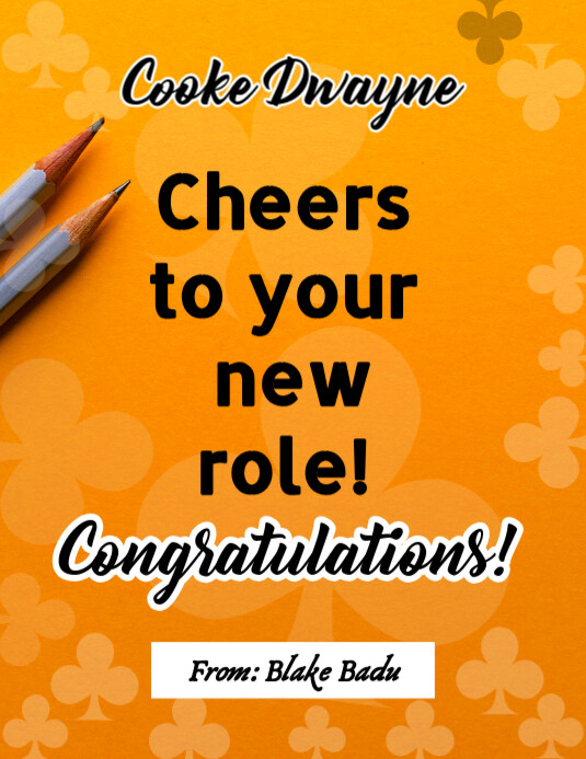congratulations on your achievement Flyer dsign Modelo | PosterMyWall