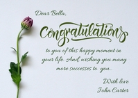 congratulations post card template | PosterMyWall