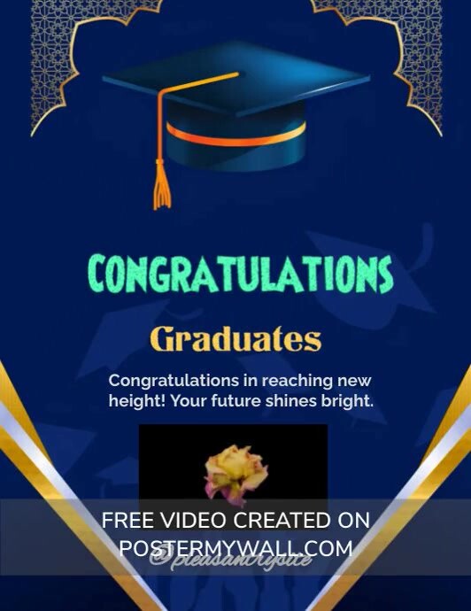 Congratulatory flyer Template | PosterMyWall