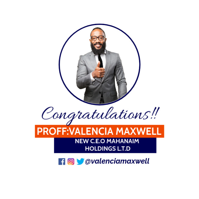 congratulatory note flyer template (1) | PosterMyWall