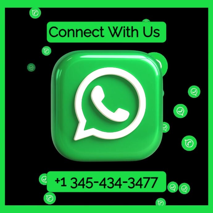 Copy of Connect With Us on WhatsApp Social Media Post - Free Template ...