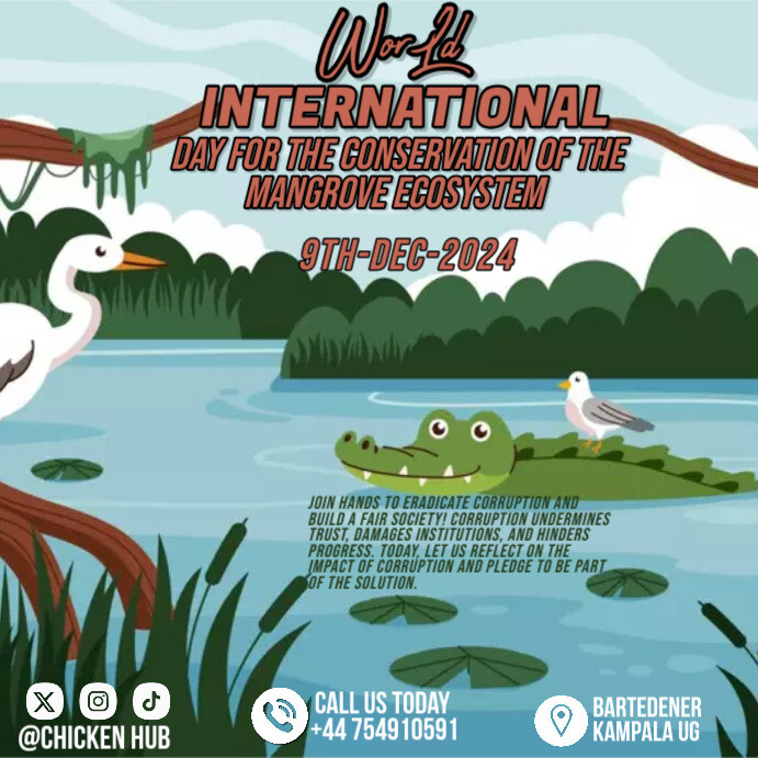 Conservation of the Mangrove Ecosystem Template | PosterMyWall