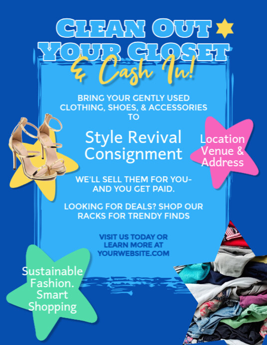Consignment Shop Template | PosterMyWall