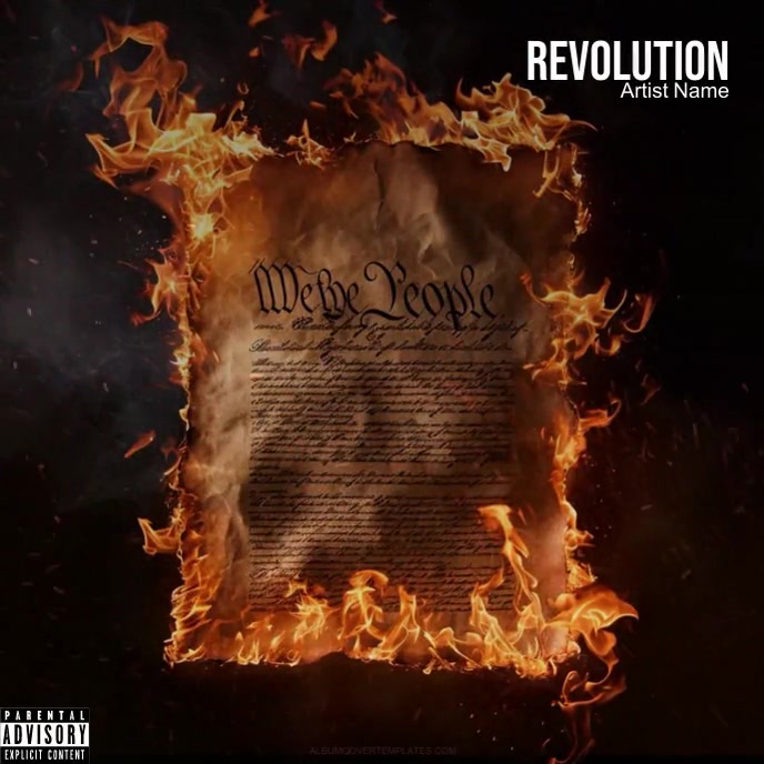 Plantilla de constitution Album Cover Design ALBUMCOVERTEM | PosterMyWall