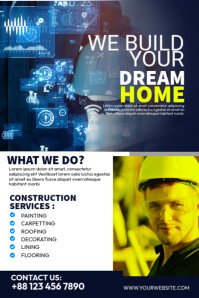 Construction Banner Template | PosterMyWall