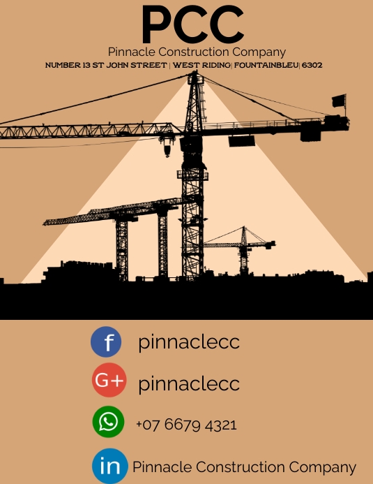 Construction Business Flyer Template | PosterMyWall