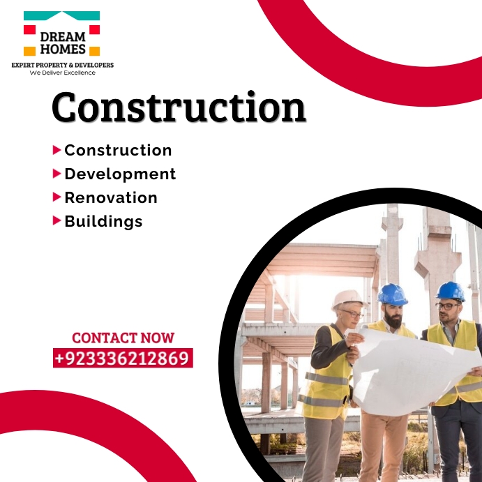 Construction Company Template | PosterMyWall