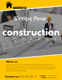 construction and renovation company poster Template | PosterMyWall