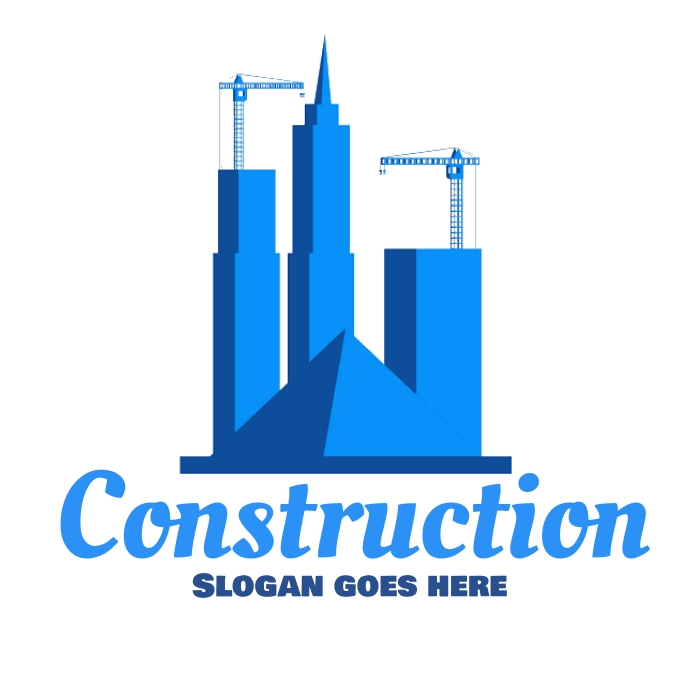 Construction company logo, real estate logo ( Template | PosterMyWall