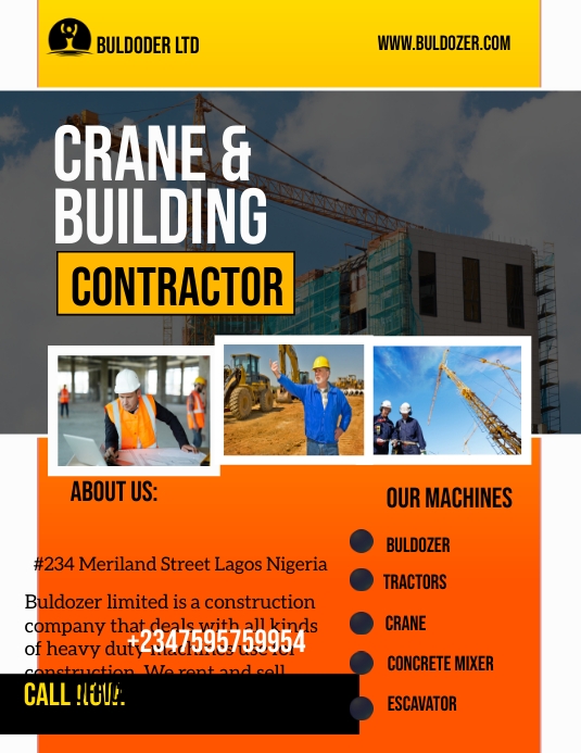 Copy of CONSTRUCTION | PosterMyWall