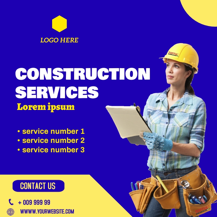 Copy of Construction | PosterMyWall