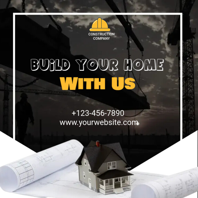 Construction Template | PosterMyWall