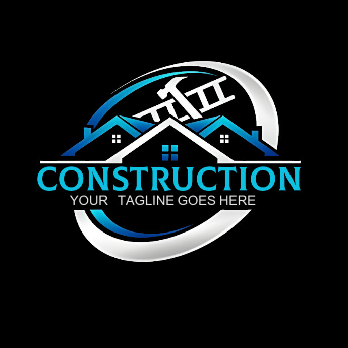 Copy of construction logo, renovation, house repair | PosterMyWall