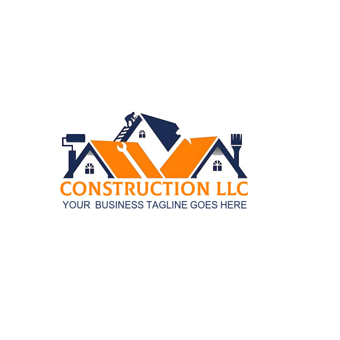 Copy of construction logo, renovation, house repair | PosterMyWall