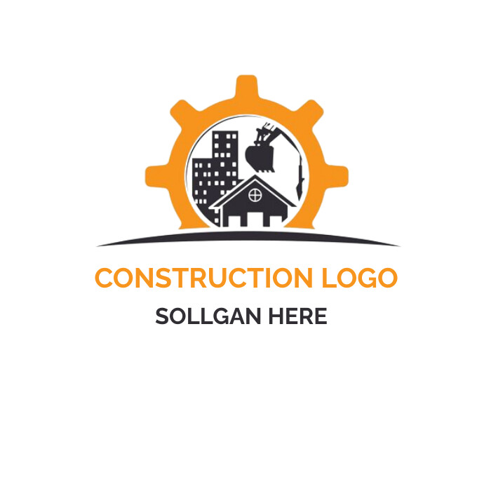 construction logo Template | PosterMyWall