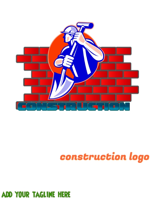 Copy of construction logo | PosterMyWall