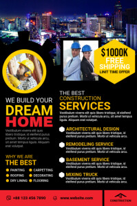 Professional Construction Poster Poster Template | PosterMyWall